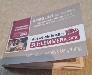 Gutscheinbuch Schlemmerblock – Die Produkt Tester Familie